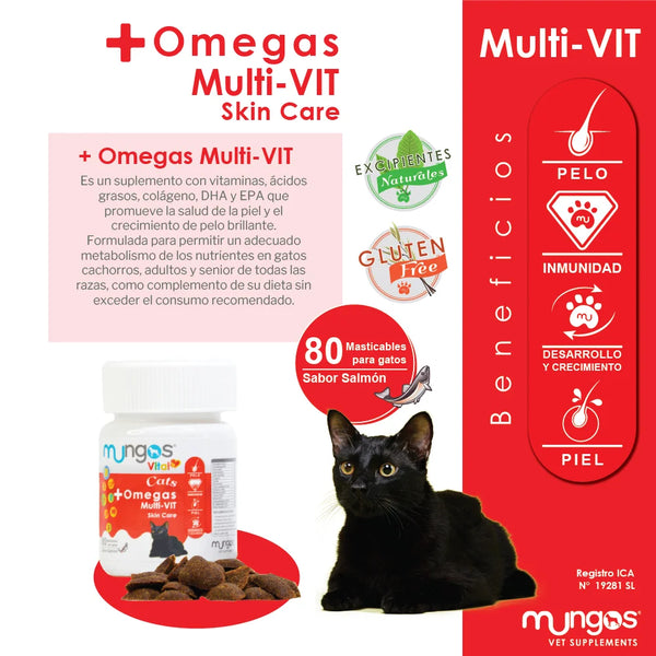 Multivitaminas para Gatos - Melo&Ebo